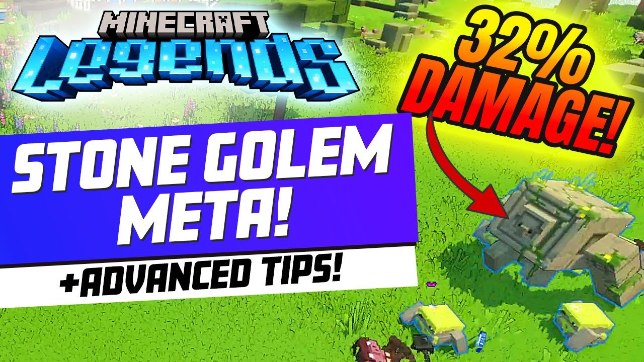 CRUSH Your Opponents with STONE GOLEMS! | Minecraft Legends Meta ...