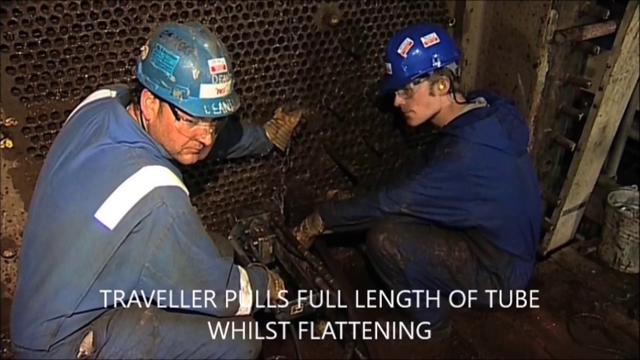 TEi Ltd Condenser tube removal - YouTube