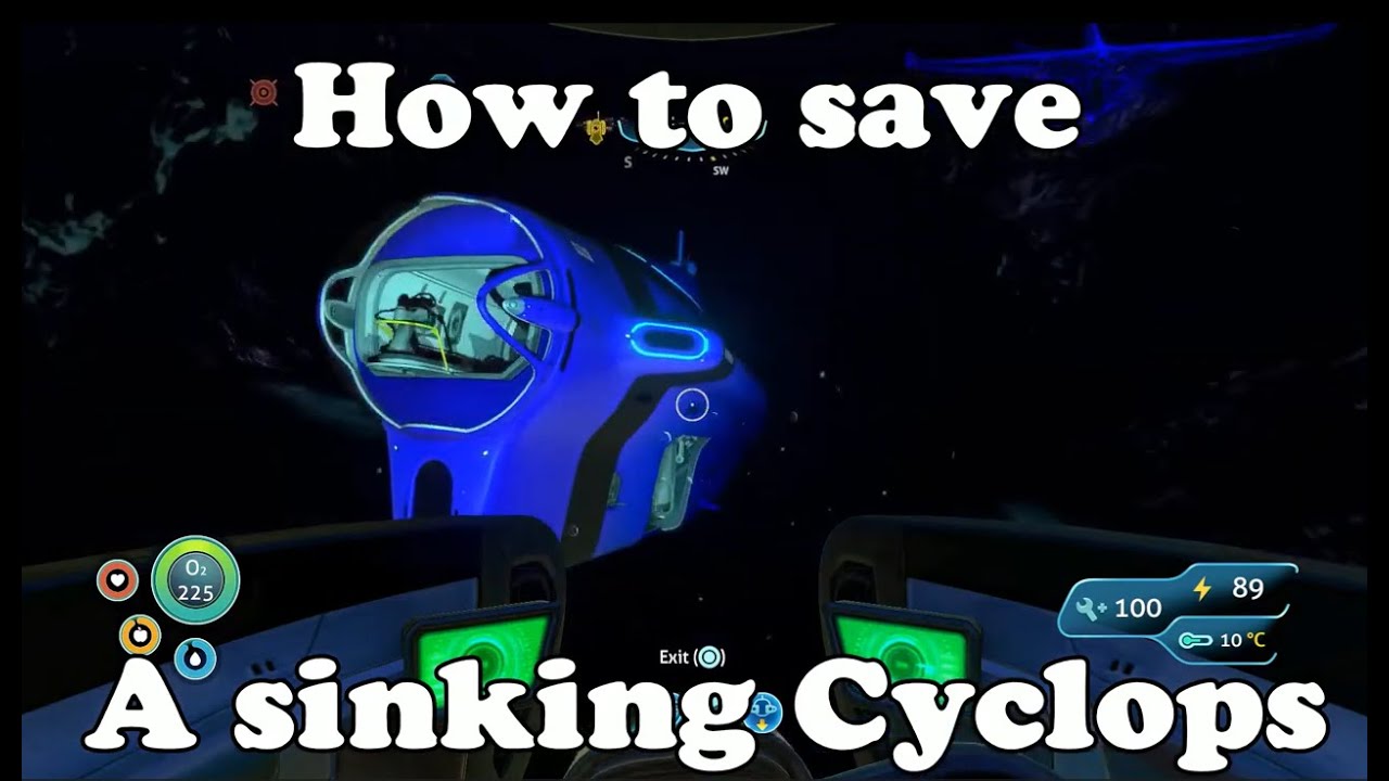 How to save a sinking Cyclops from the void - YouTube