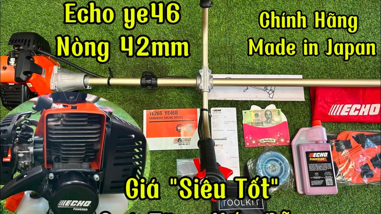 Echo ye46 Nòng 42mm. Made in Japan - YouTube