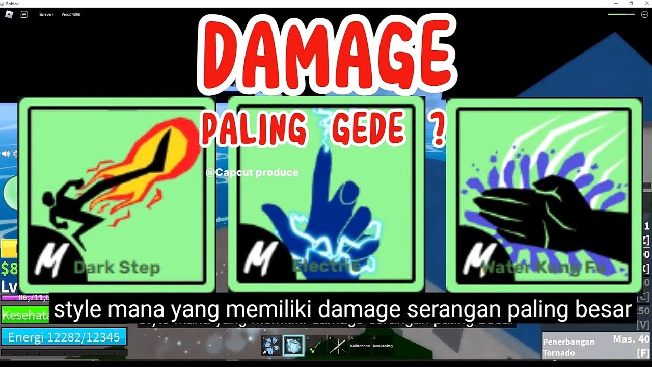 Kalian wajib tau Fighting Style Terkuat di First Sea - Blox Fruit ...