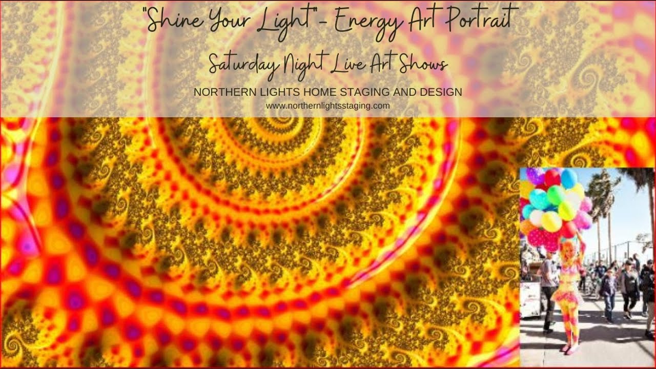 "Shine Your Light" Energy Art Portraits - YouTube