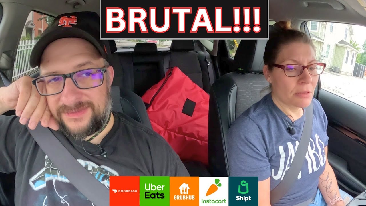 This was the WORST Doordash Shift EVER! | Doordash, Uber Eats, Grubhub Multi-App Ride-Along ...