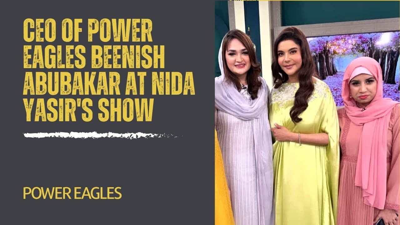 Power Eagles CEO Interview at Nida Yasir's Show | Power Eagles | FLP | ARY Digital - YouTube
