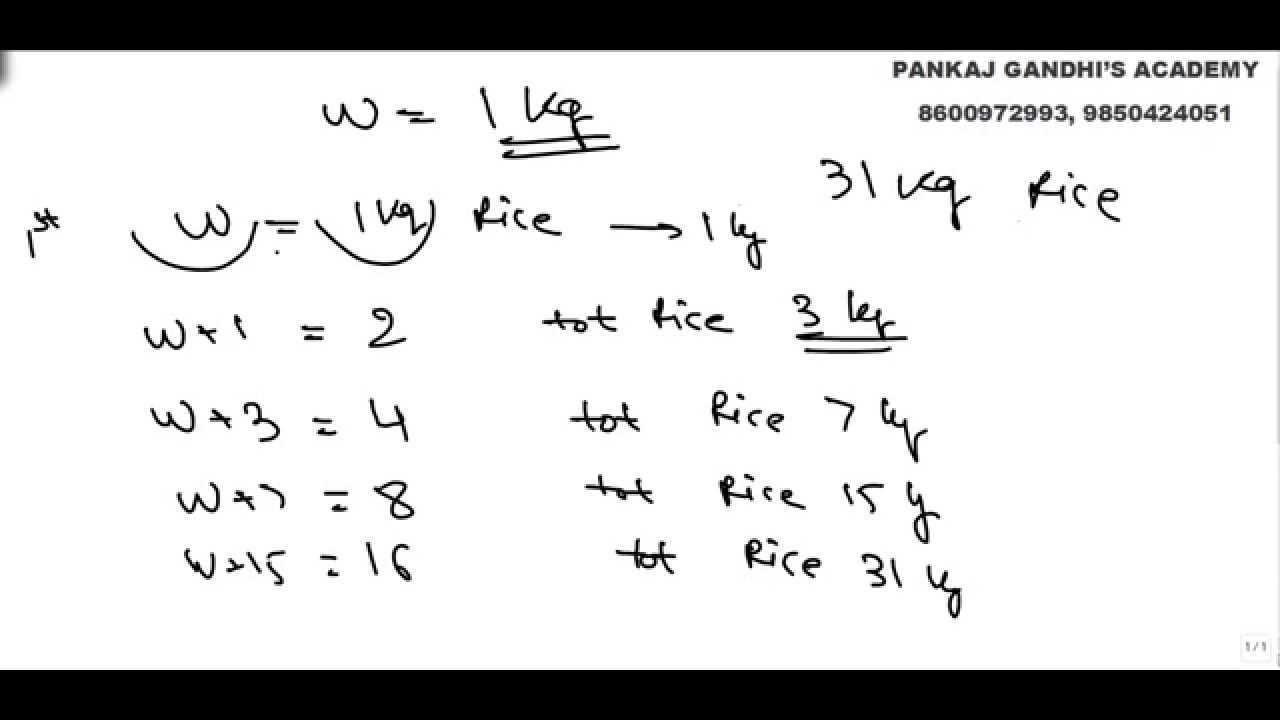 The Weights Puzzle - 1 - YouTube