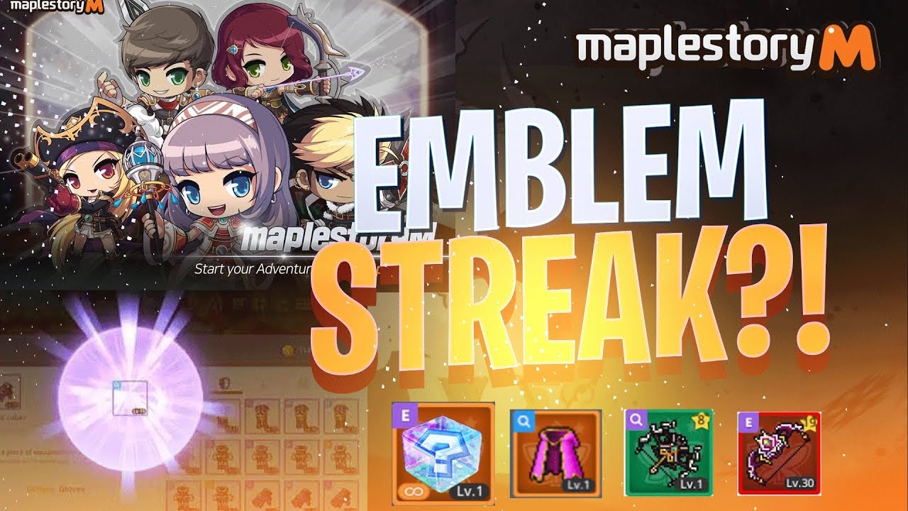 Maplestory M DOES THE EMBLEM STREAK CONTINUE?! - Fusion Friday Episode ...