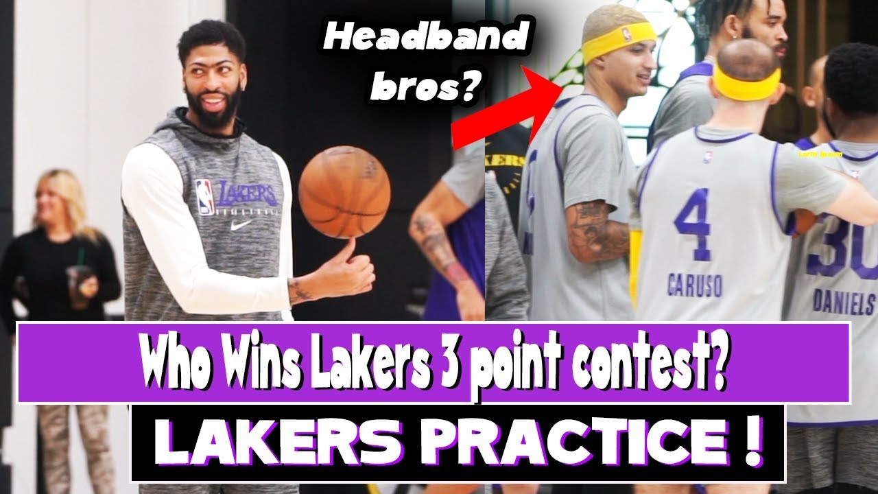 Lakers Practice | Who wins the 3 point contest of the day? - YouTube