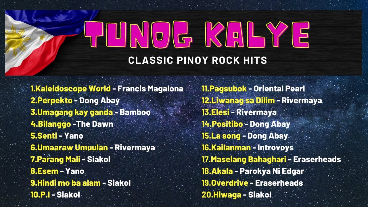 Tunog Kalye I 90's OPM I Pinoy Rock I 90's Pinoy Band - YouTube