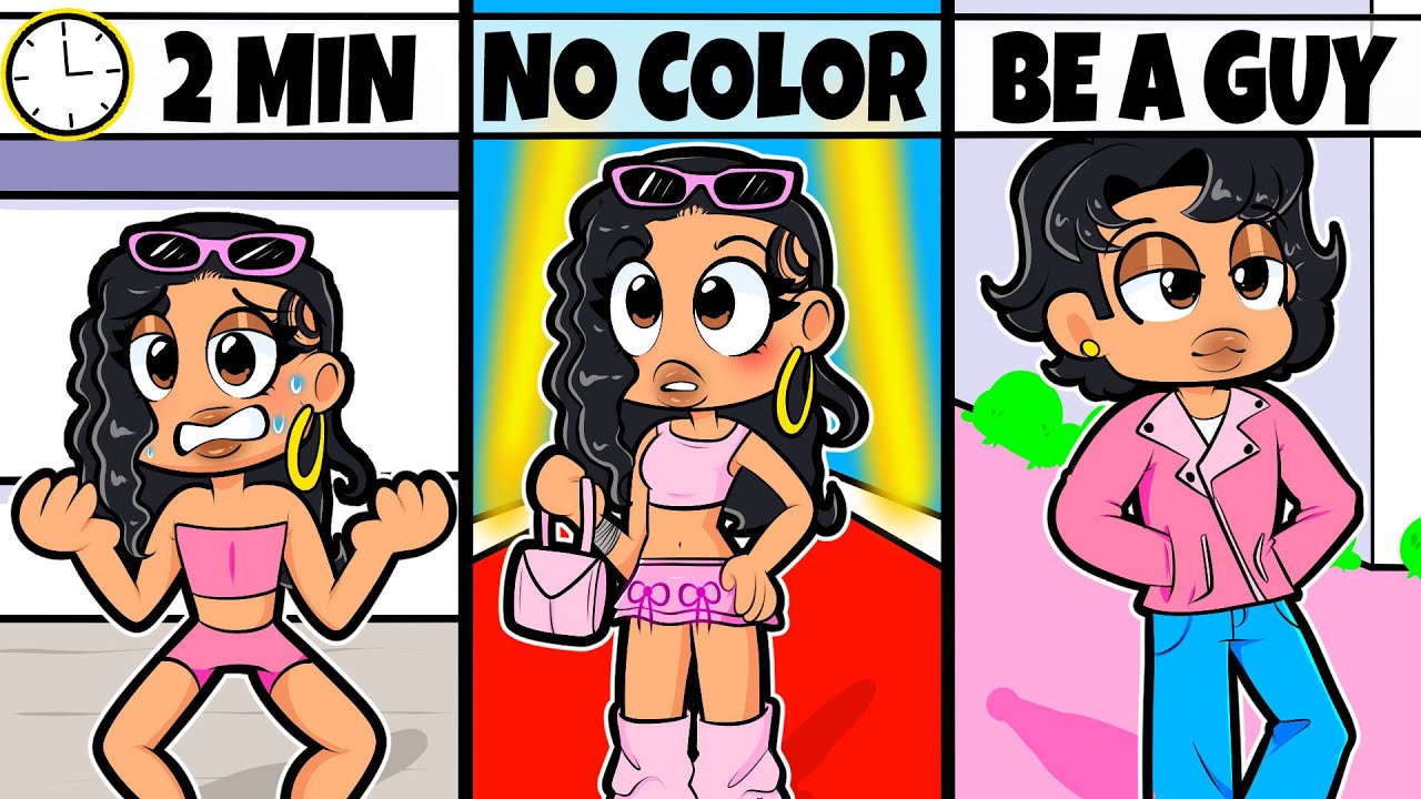 Trying IMPOSSIBLE Dress To Impress CHALLENGES.. - YouTube