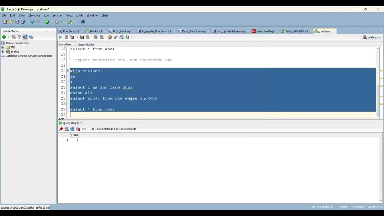 Oracle And Sql Cte Interview Questions And Answers Youtube