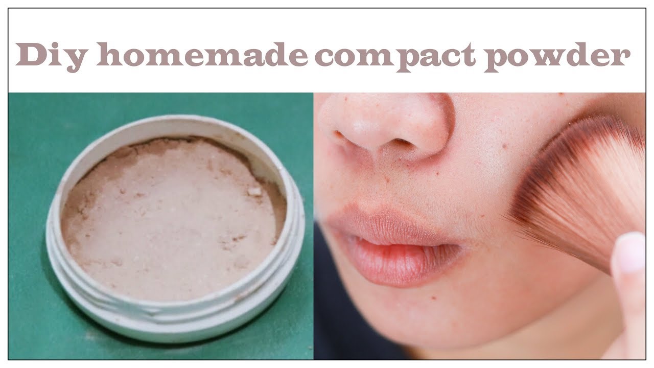 DIY Homemade Compact powder - YouTube
