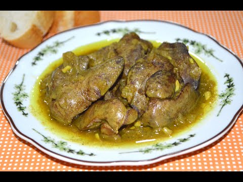 HIGADITOS DE POLLO EN SALSA, RIQUÍSIMOS!!! Muy Fácil de Hacer😋 - YouTube