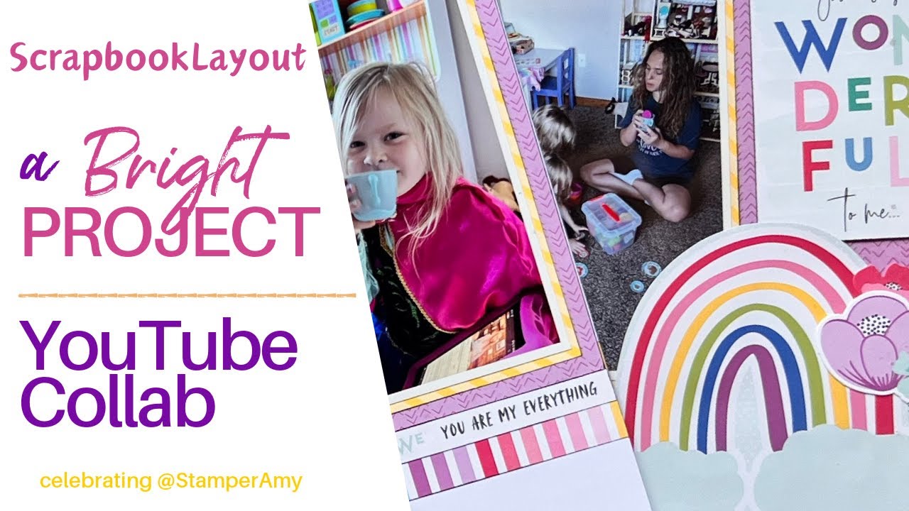 Busy Photos? How To Choose Paper Scrapbooking Idea | Amy McGrew 10,000 ...