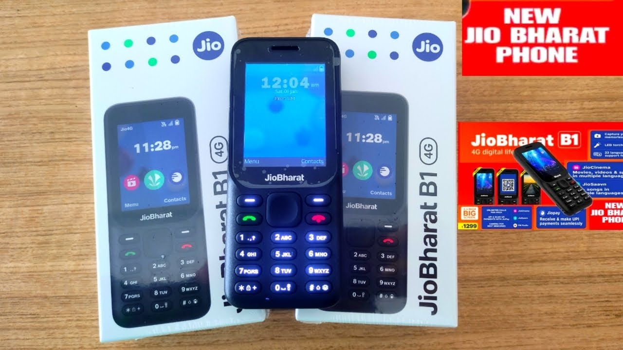 Jio Bharat B1 Unboxing | jio Bharat B1 Phone | jio new phone ₹1299 ...