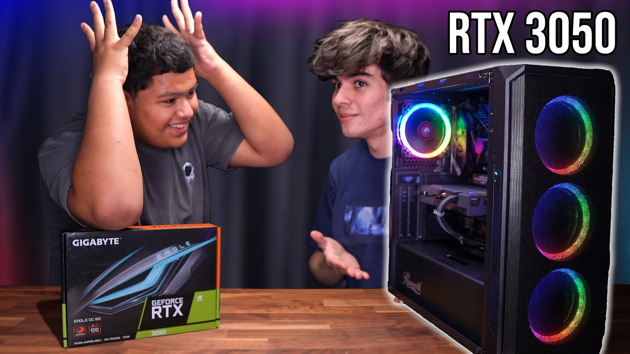 His FIRST Gaming PC - Budget RTX 3050 Build - YouTube