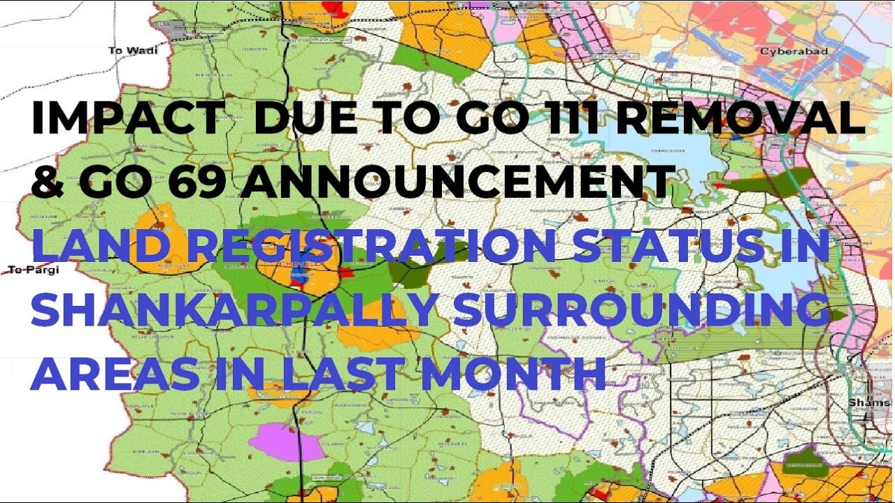 Land rates due to removal of GO 111| Registrations status in GO 69 ...