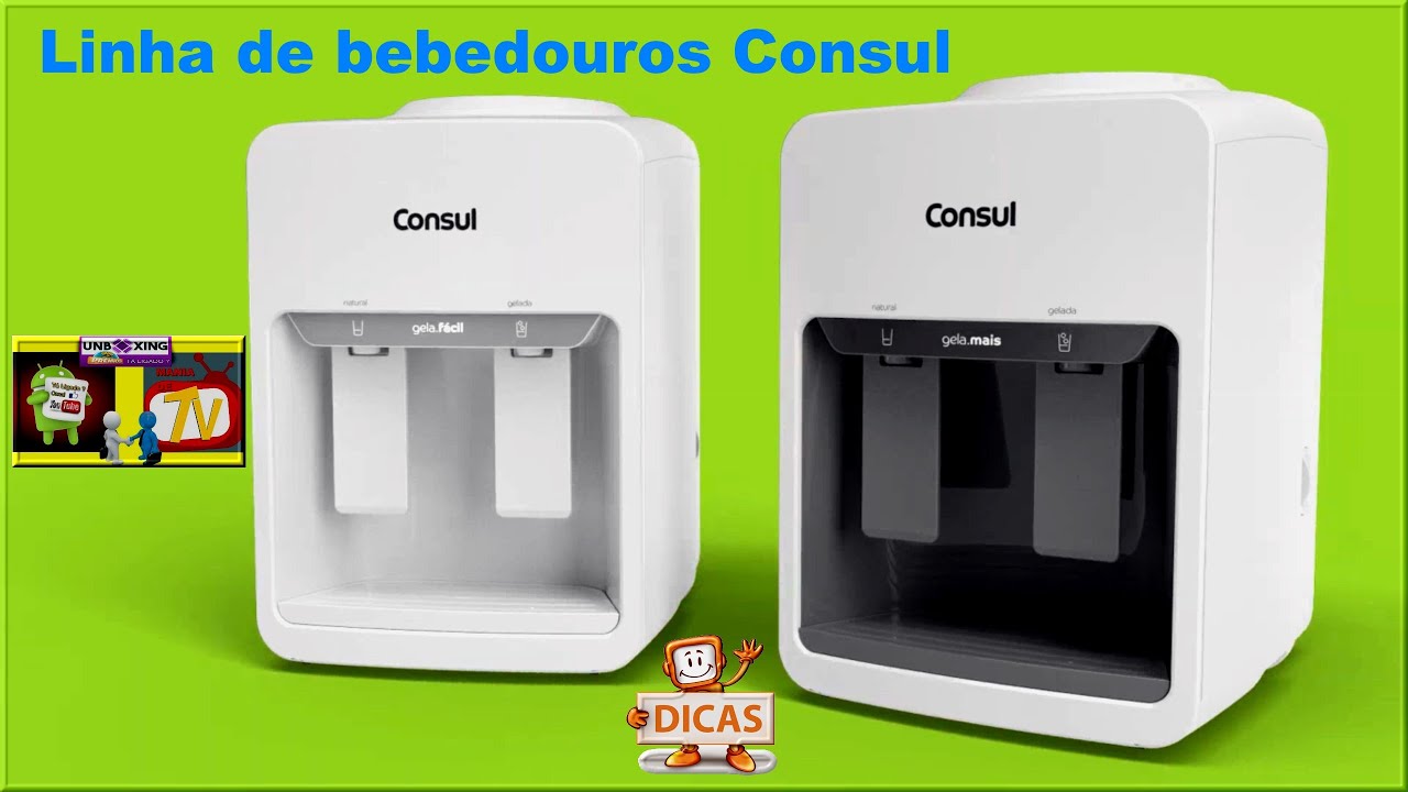 Conheça a linha de bebedouros Consul. - YouTube