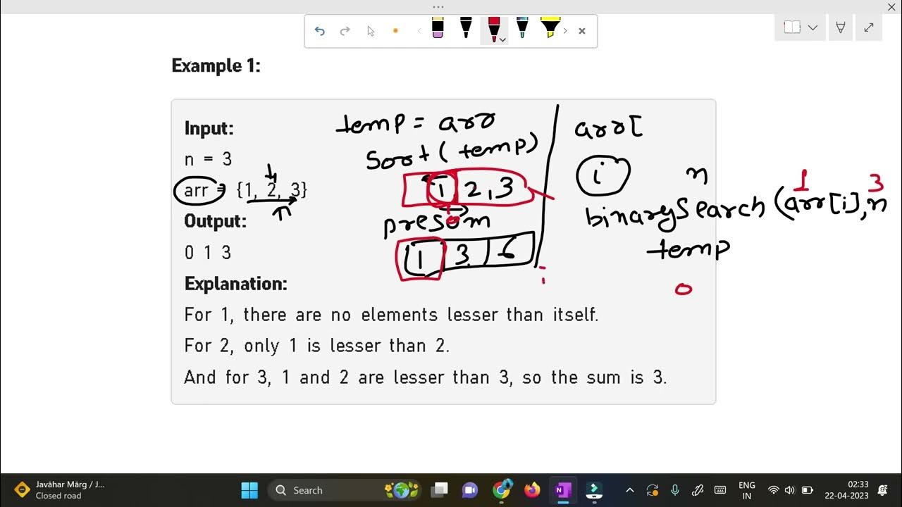Smaller Sum || gfg || gfg Problem of the day || in hindi || cpp - YouTube