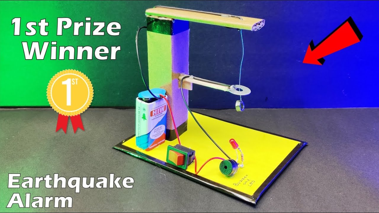 How To Make Earthquake Alarm Science Project At Home Arduino Arduinounoprojects Youtube 2236