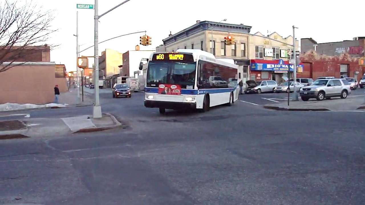 2009 Orion VII NG HEV B60 Bus #4528 at Morgan Ave - YouTube