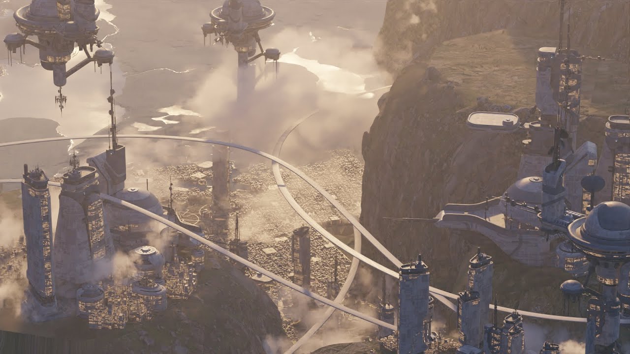 Blender modeling timelapse | Sci-fi buildings - YouTube