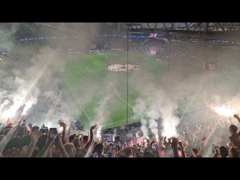 RANGERS QUALIFY FOR THE UCL! RANGERS FANS ATMOSPHERE - PSV 0-1(2-3) Rangers FC