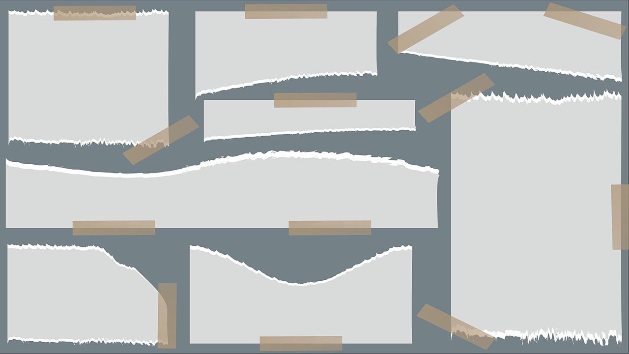 torn paper background vector template Free vector download - YouTube