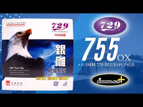 729 755 ox + 0.5mm 729 Blue Sponge || Longpips Table Tennis Rubber - YouTube