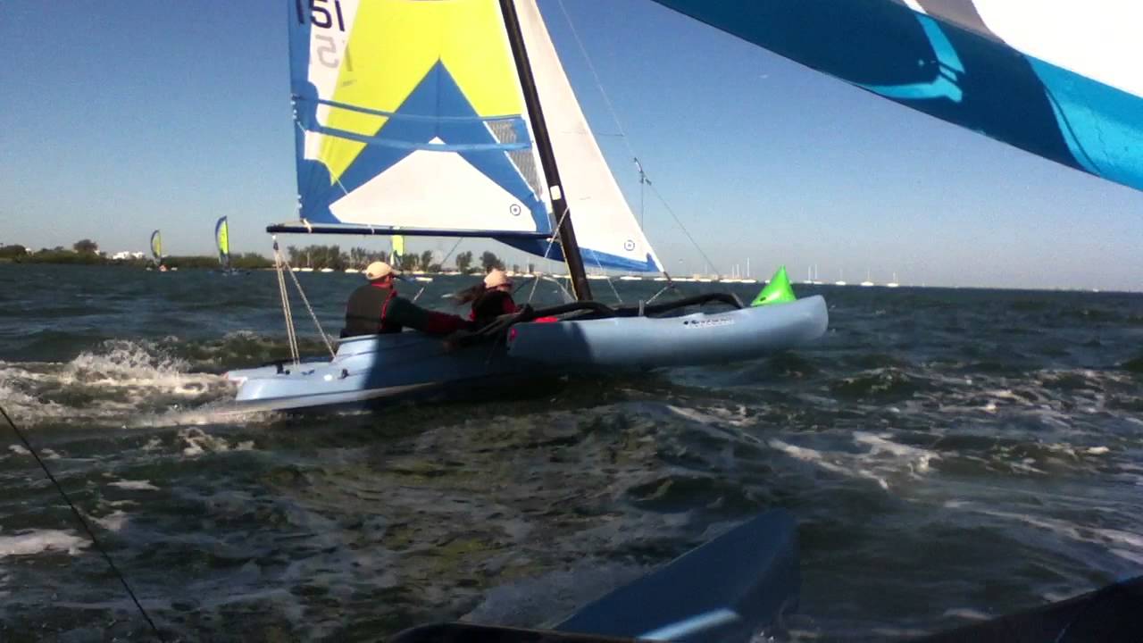 2012 Buzzelli Multihull Rendezvous in a WindRider 17 - YouTube