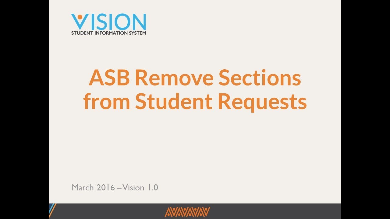 ASB Remove Sections from Student Requests - YouTube