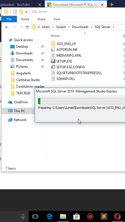 Download and Install SQL Server 2014 - YouTube
