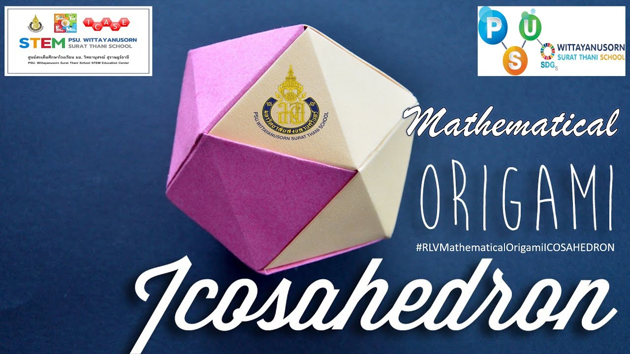 Mathematical Origami: ICOSAHEDRON # ...