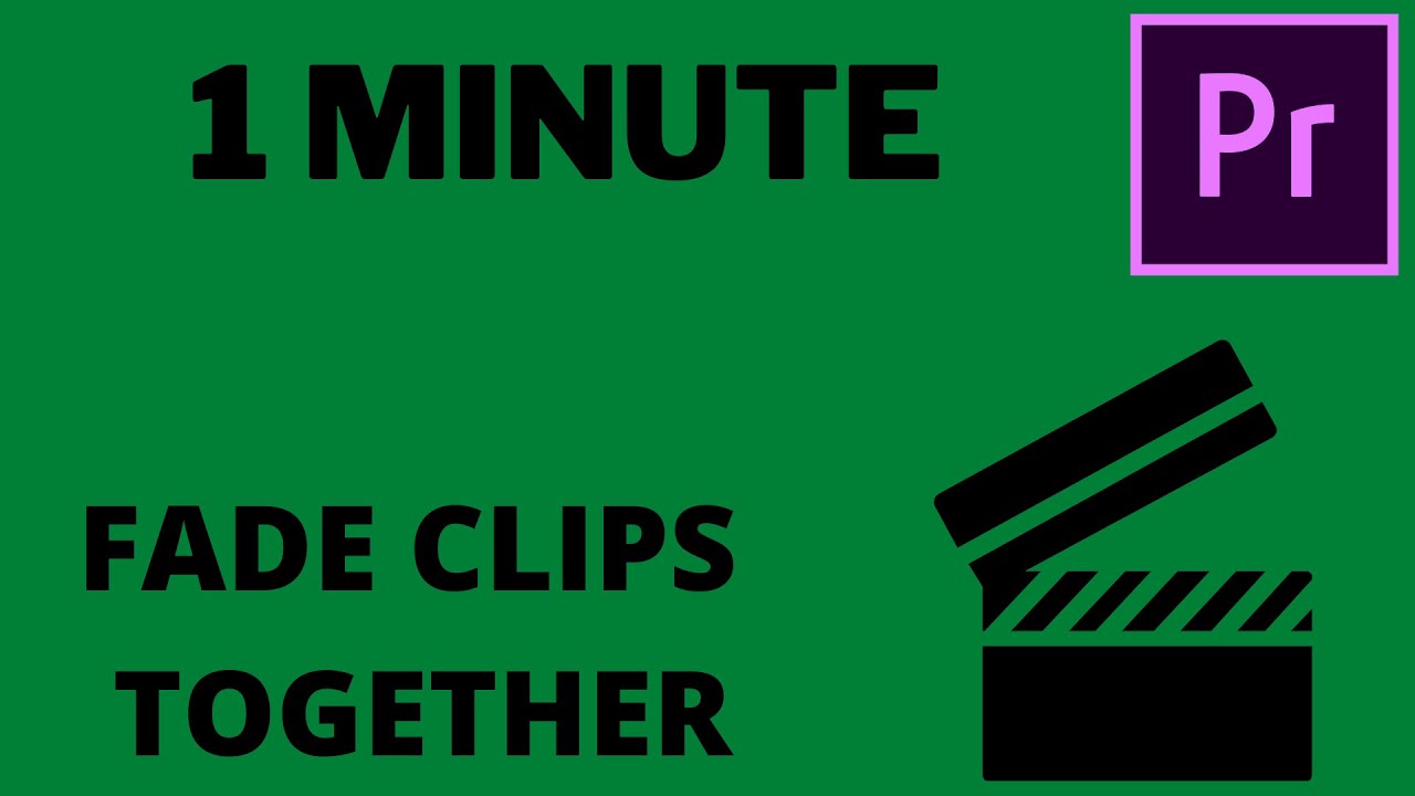 Premiere Pro - How to Fade Clips Together (Fade Transition Effect) 2021 ...