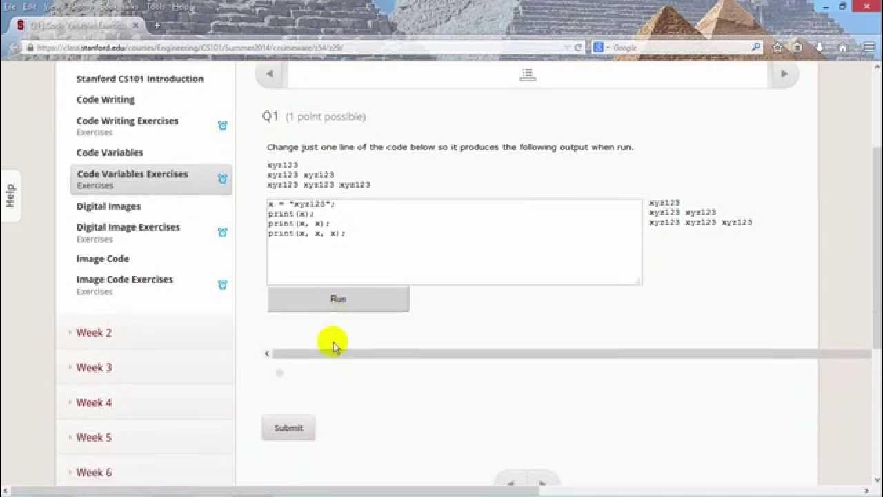 Exercise (02) Code Variables (Solution) - YouTube