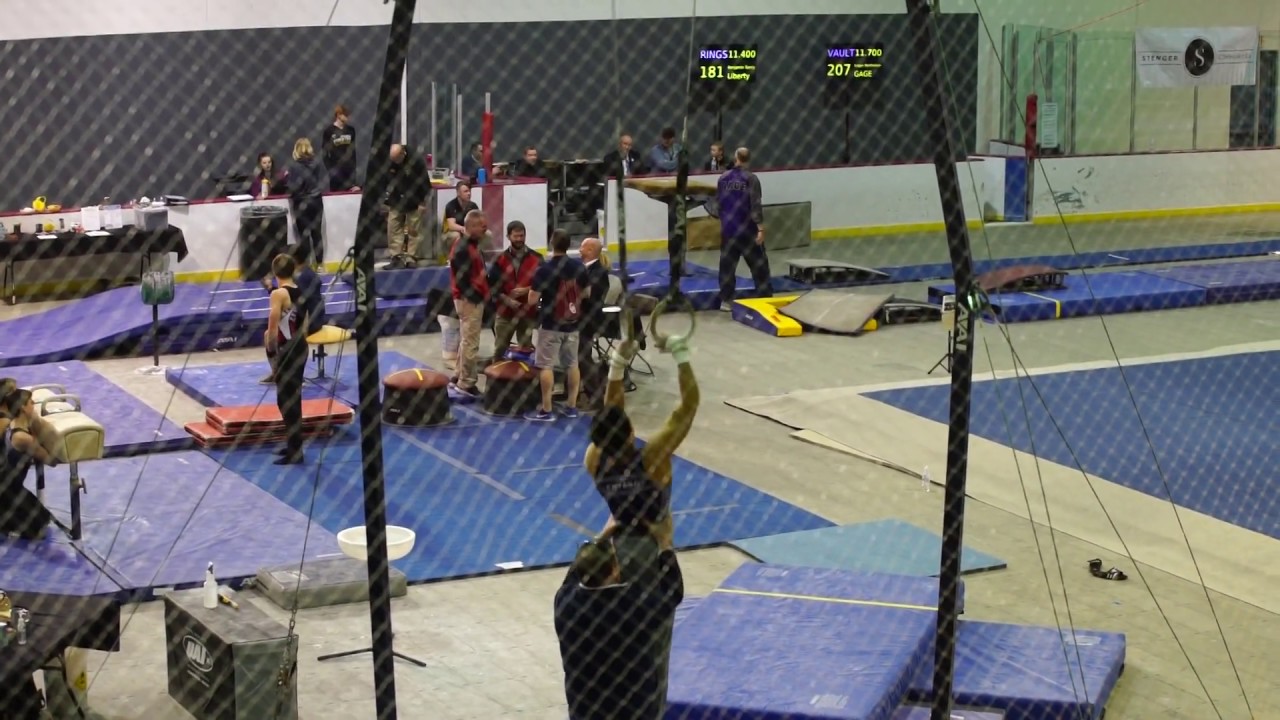 Rings Routine from SGAC Invitational - YouTube
