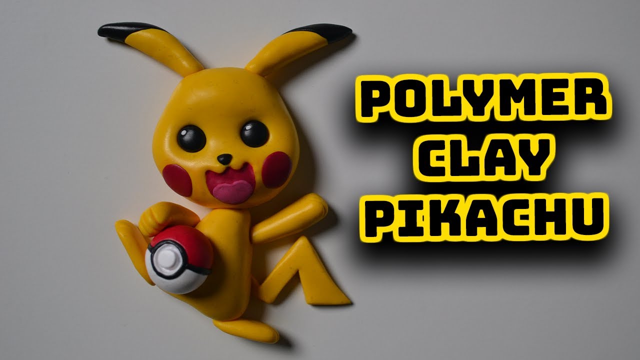 How to Make a Pikachu with Polymer Clay |Pokemon| - YouTube