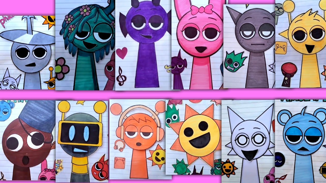 [PaperDiy] Incredibox Sprunki - simon, pinki, wenda, vineria, grey, fun ...