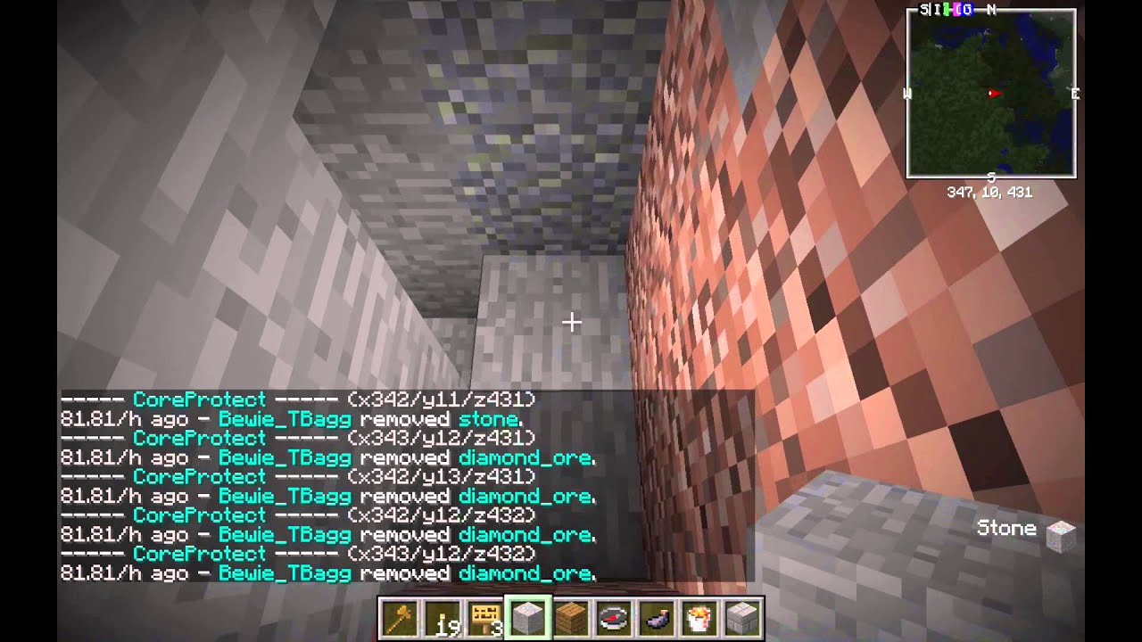 Catching X-Rayers on a Minecraft Server with CoreProtect - YouTube