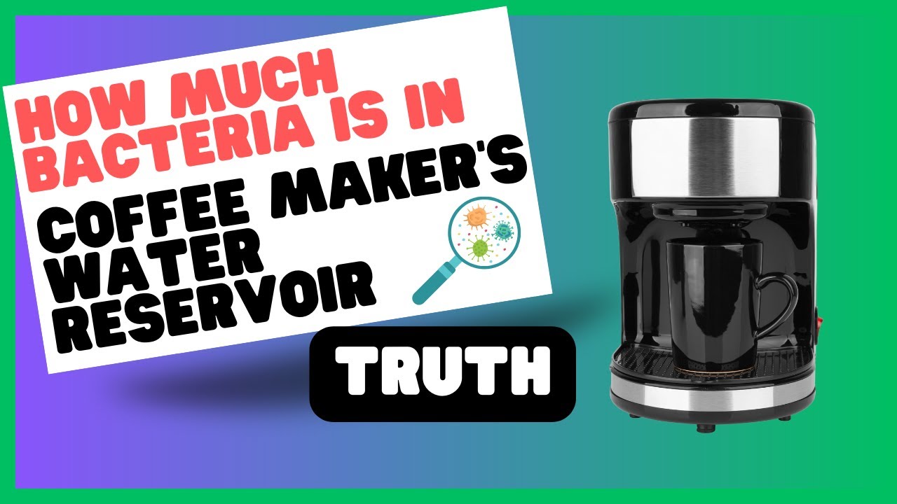 The Shocking Amount of Bacteria in Your Coffee Maker's Water Reservoir ...