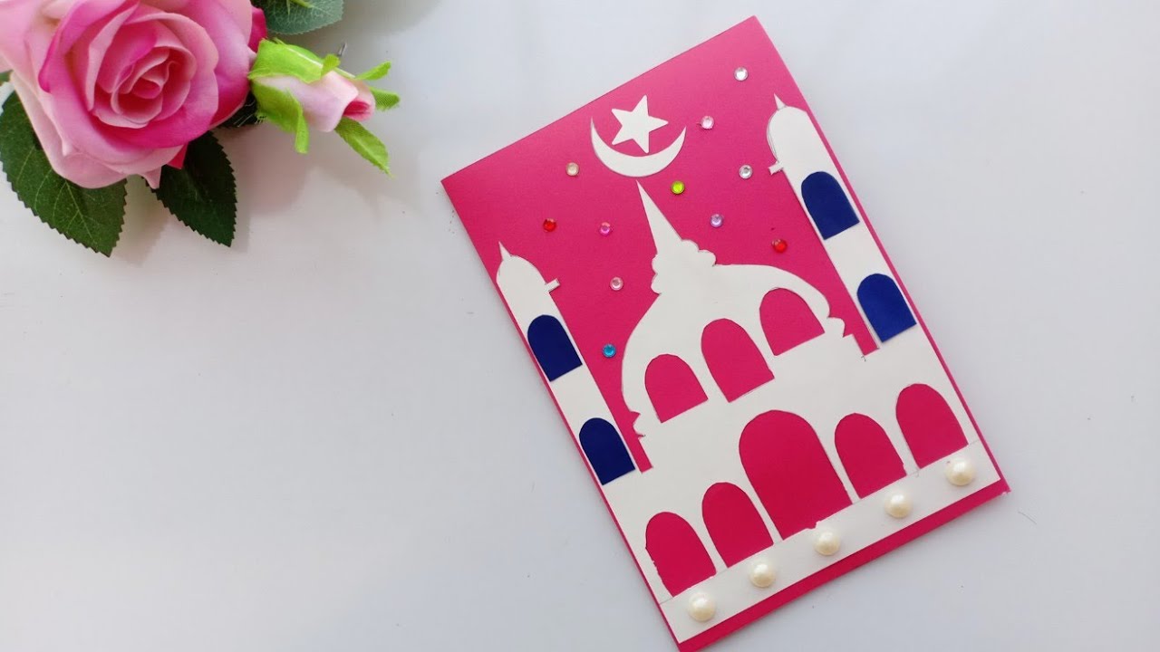 DIY Eid Card Handmade Eid Card Making YouTube diy-eid-card-handmade-eid-card-making-youtube