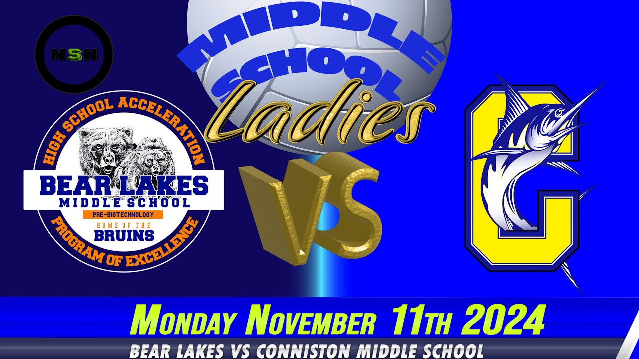 11.11.24 Bear Lakes Vs Conniston Middle School Volleyball - YouTube