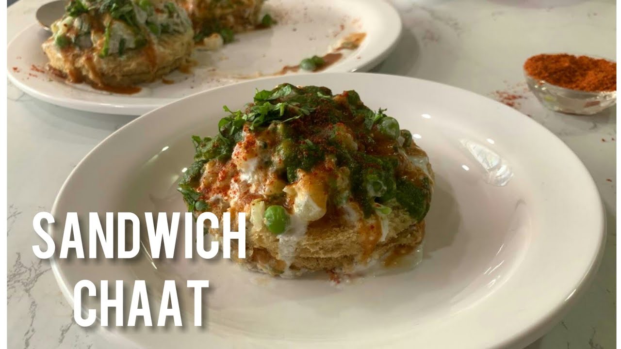 Healthy Chaat Sandwich | Mumbai Chaats | Tasty Crispy Chaat Recipe ...