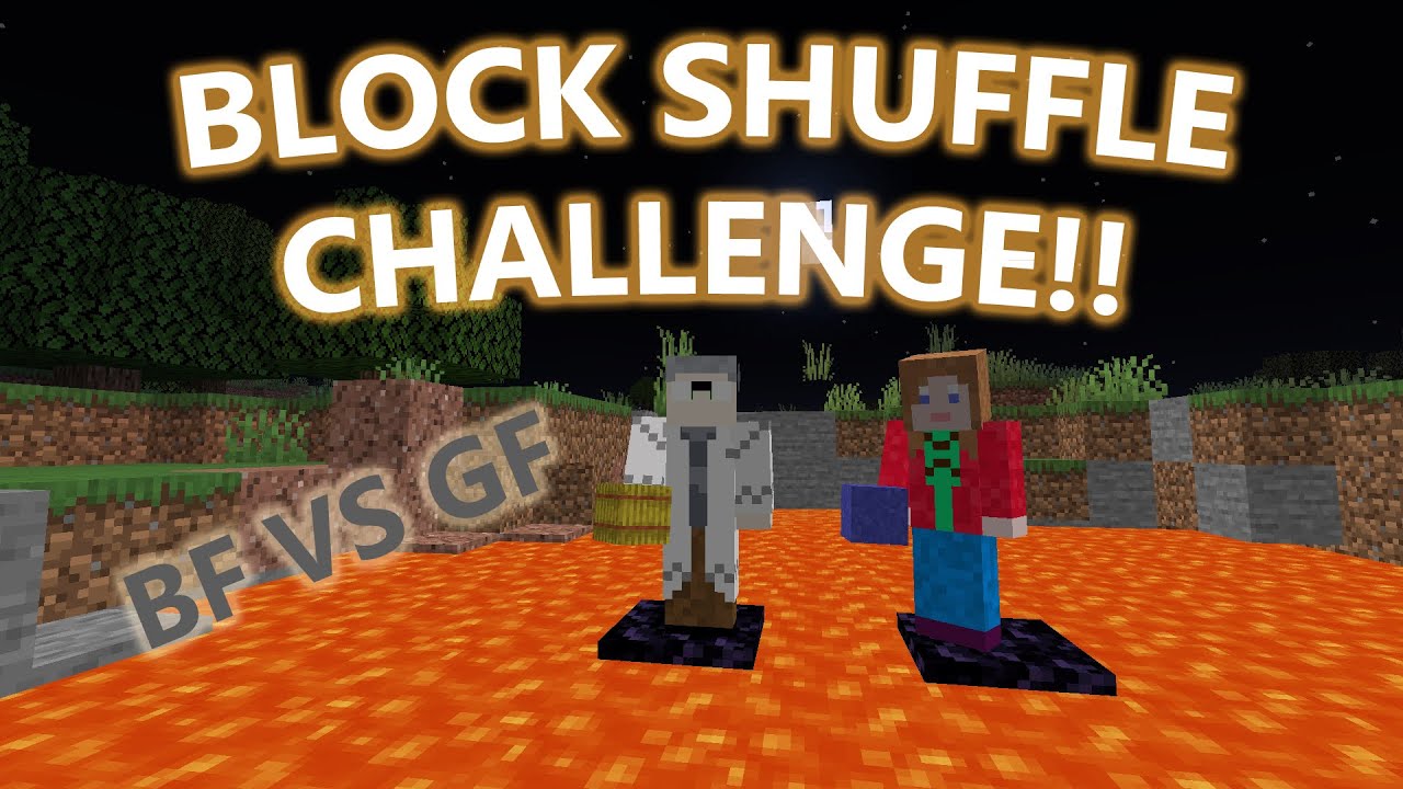 Minecraft Block Shuffle Challenge ft. SchwiftyGrump - YouTube