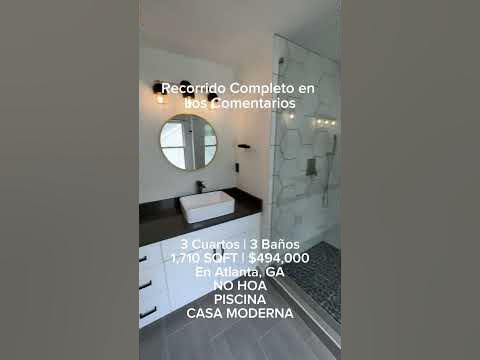 INCREIBLE CASA con PISCINA en Venta en Atlanta, GA - 3 Cuartos, 3 Baños I Georgia Bienes Raices ...