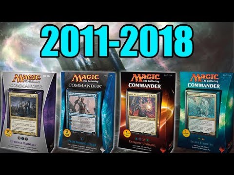 Taking a Look at All the Commander Products Before 2018 - YouTube
