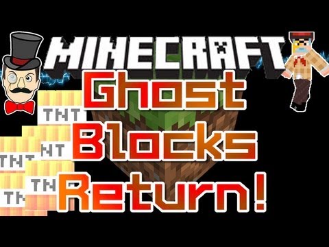 Minecraft TNT GHOST BLOCKS Return ! Glitch Still in 1.2.4 ! - YouTube