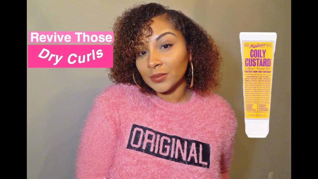 Curly Hair Routine | Miss Jessie's Coily Custard - YouTube