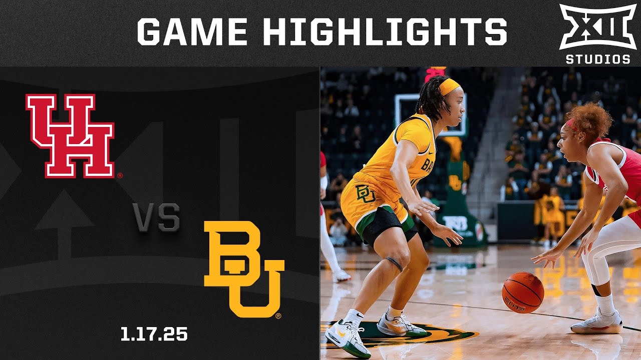 Houston vs. Baylor Game Highlights | 2024-25 Big 12 Women’s Basketball ...
