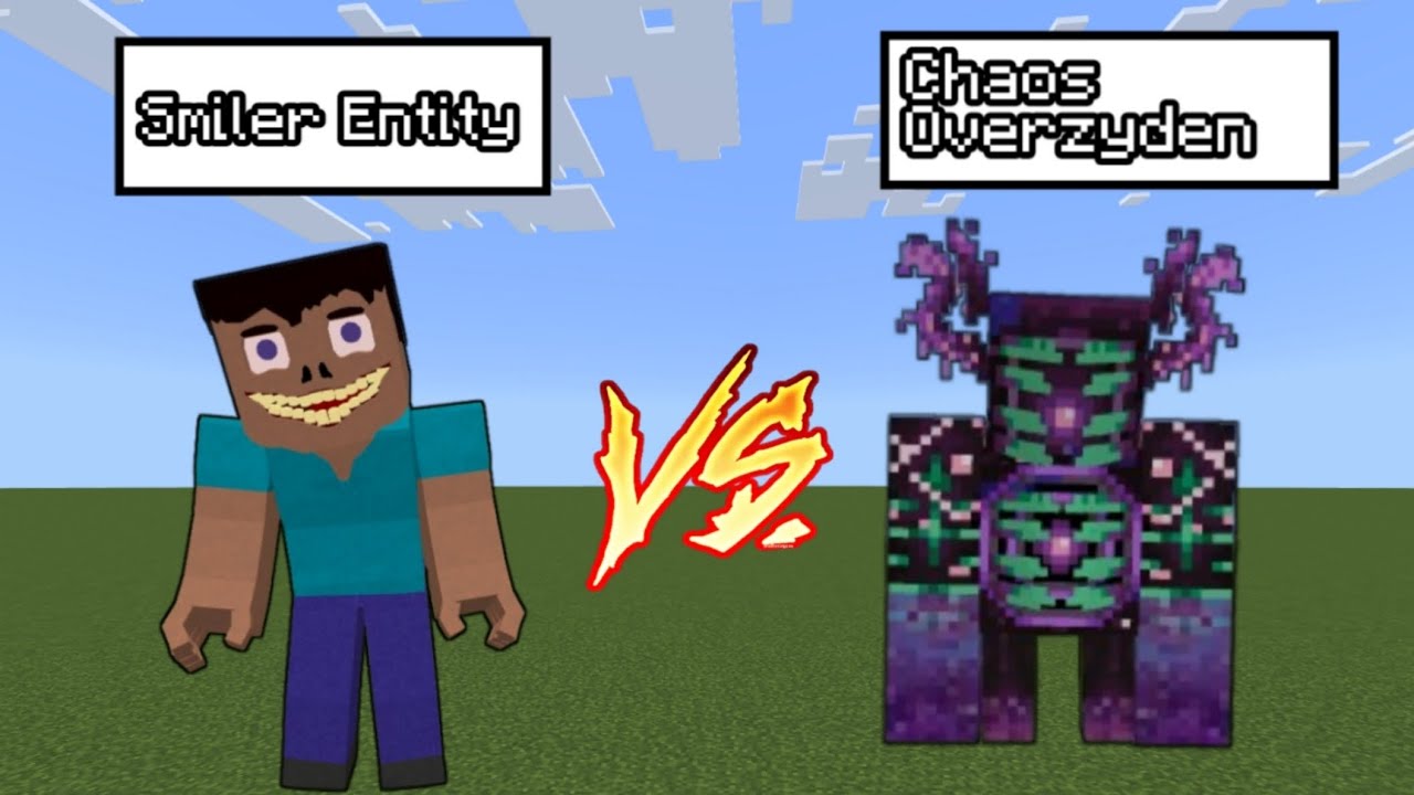 Smiler Entity vs Chaos Overzyden In Minecraft - Minecraft Mob Battle ...
