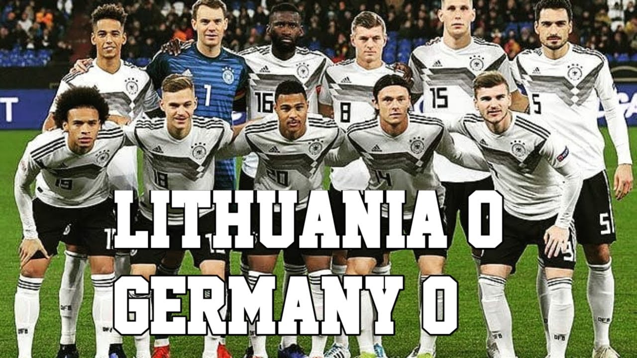 UEFA euro league 2020 : Lithuania vs Germany - YouTube